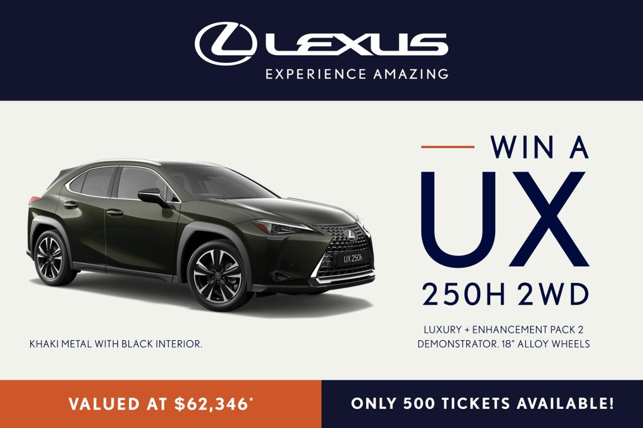 **Raffle Prize: WIN a LEXUS UX 250H 2WD** | Powered by Givergy