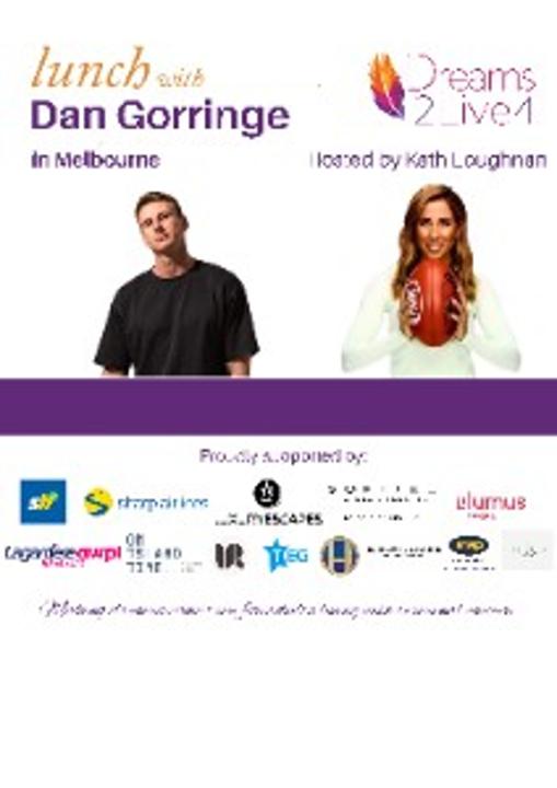 2025 Dreams2Live4 Lunch With Dan Gorringe in Melbourne | Powered by Givergy