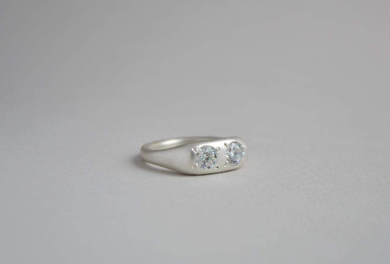 'Soft Pill with stones' Ring by Seb Brown | Powered by Givergy
