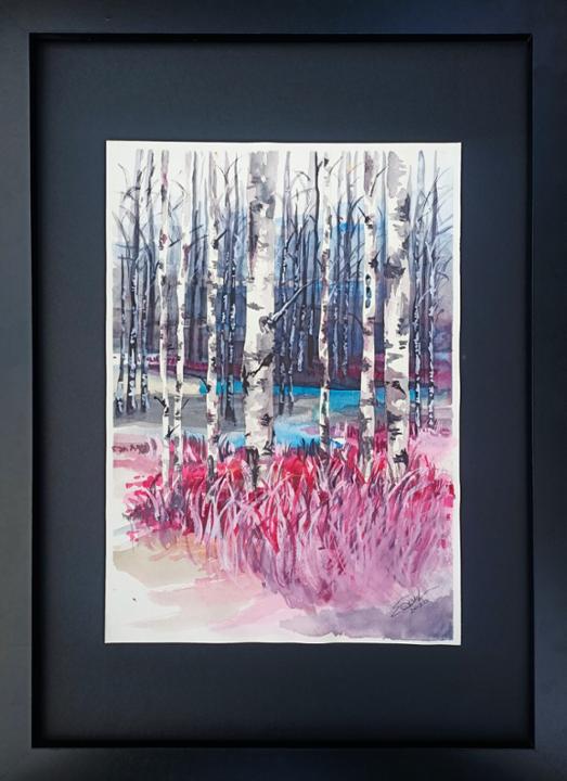 'Forest 44' - original artwork by Elena Dimcevska | Powered by Givergy